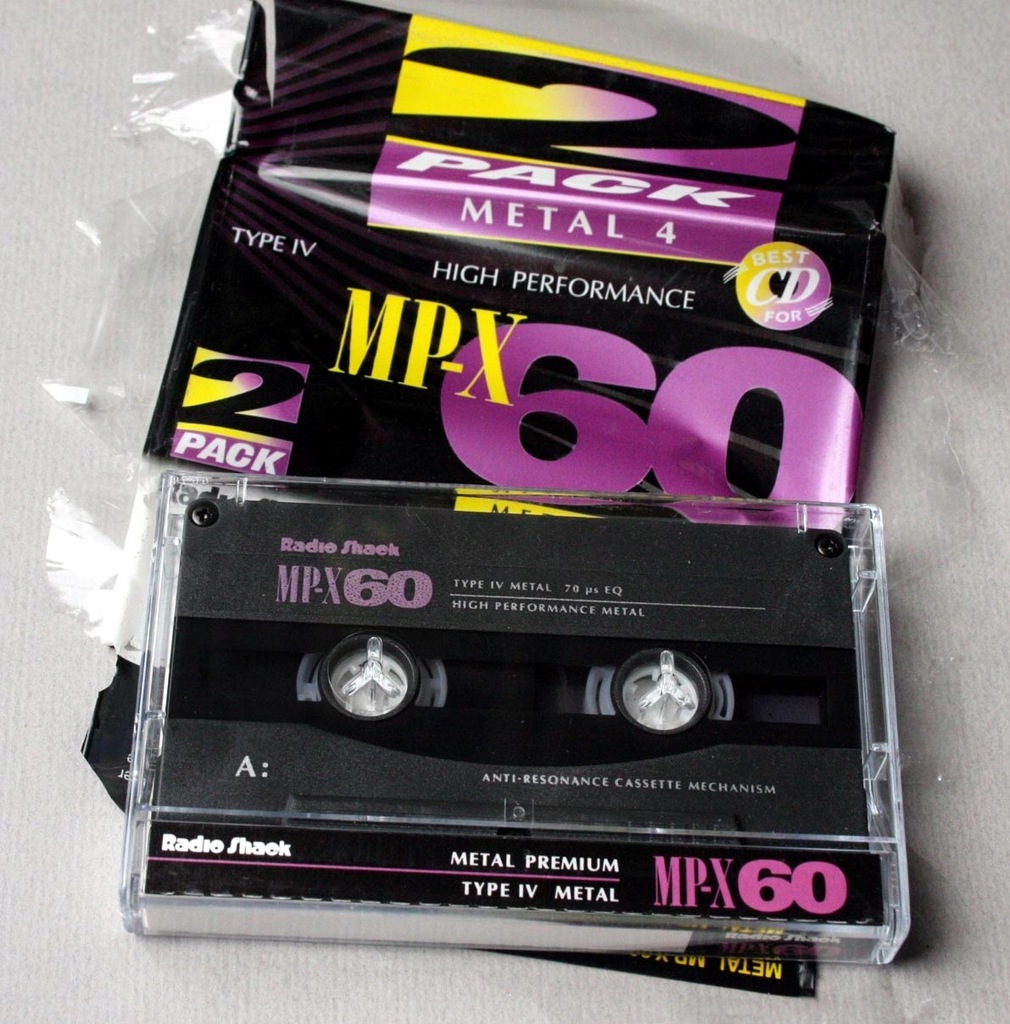 RadioShack Metal MP-X 60 (TDK MA), nowa. - 11364244626 - oficjalne ...