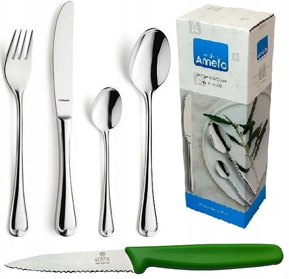 AMEFA 60 SZTUĆCE 7204 ELEGANCE KOMPLET 12 OSÓB - 9953453842 - oficjalne ...