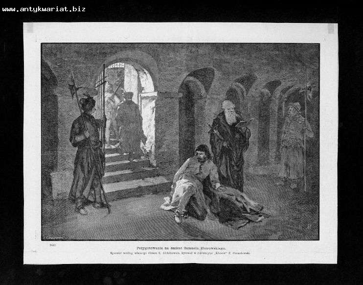Przygotowanie na śmierć Samuela Zborowskiego 1886 - 12089769233 ...