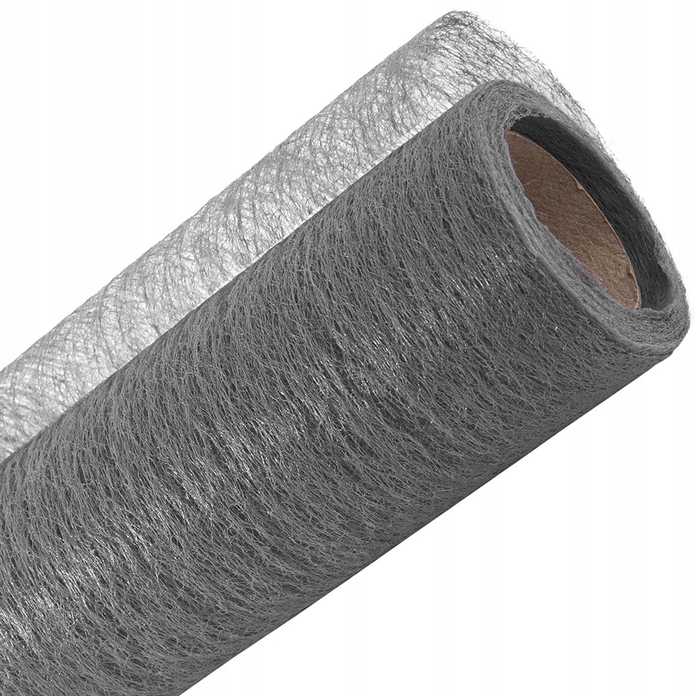 Flizelina w Rolce Włóknina Rolka Ozdobna Szara - 12250227684 ...