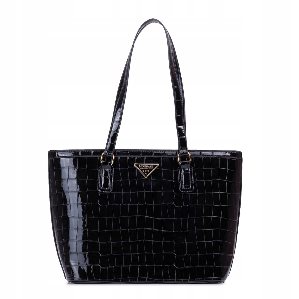 MONNARI KLASYCZNA TOREBKA DAMSKA SHOPPER TORBA A4 - 12676325685 - oficjalne archiwum Allegro