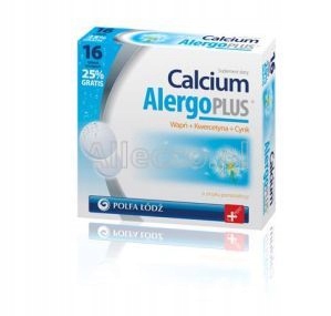 CALCIUM ALEGRO PLUS WAPNO 16 TABL. MUS. ALERGIA - 12810729849 ...