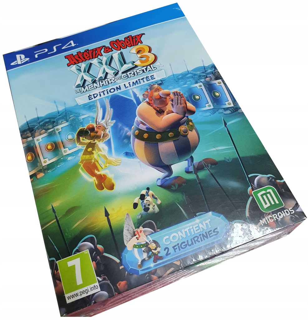 ASTERIX OBELIX XXL 3 CRYSTAL MENHIR + FIGURKI PS4 - 11690567125 - oficjalne archiwum Allegro