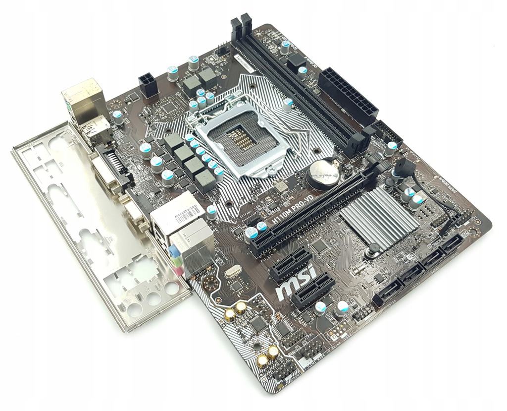 Płyta główna MSI H110M PRO-VD Micro ATX LGA1151|GW - 12826390697 - oficjalne archiwum Allegro