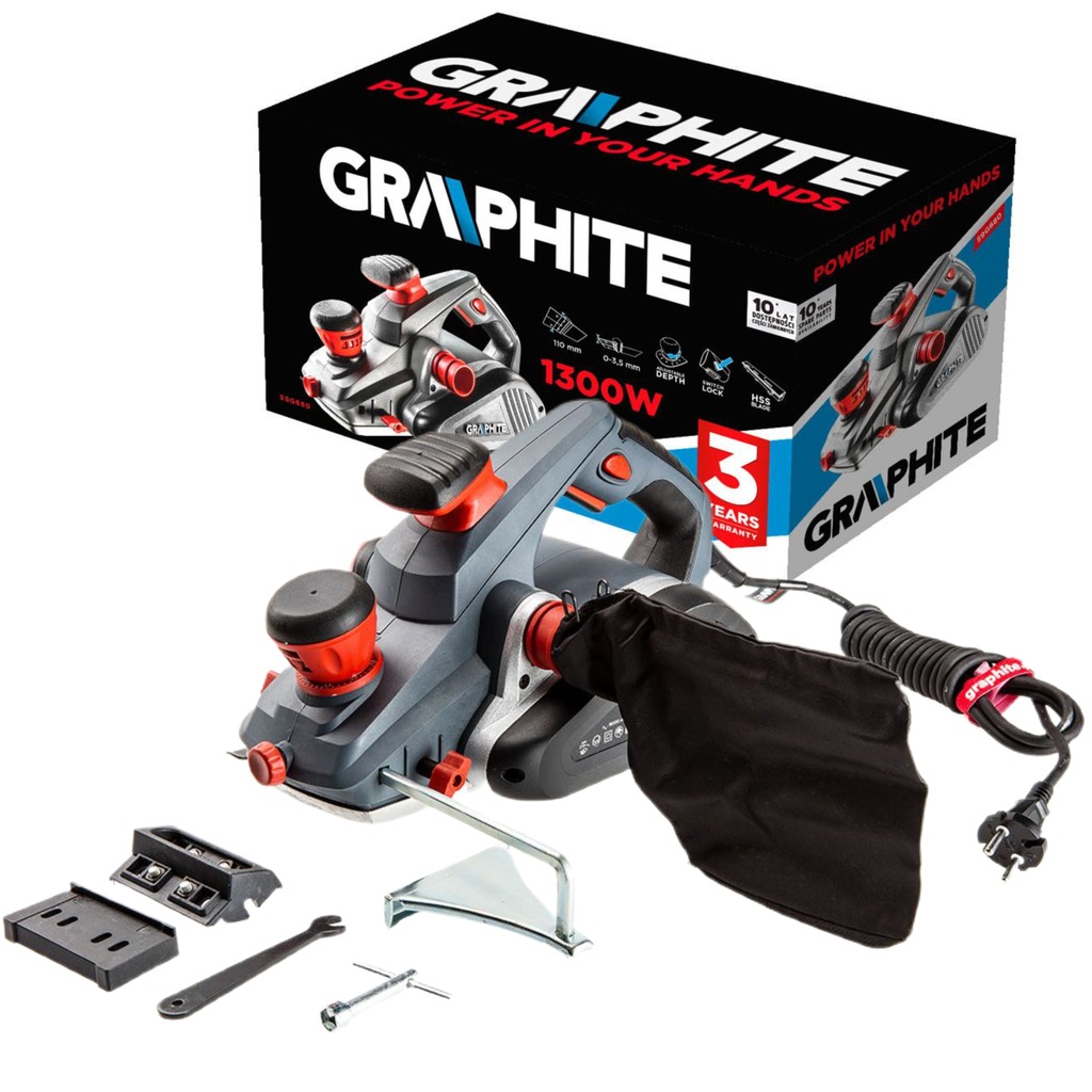 GRAPHITE STRUG ELEKTRYCZNY 59G680 1300W 110mm 2noż - 5975840552 ...
