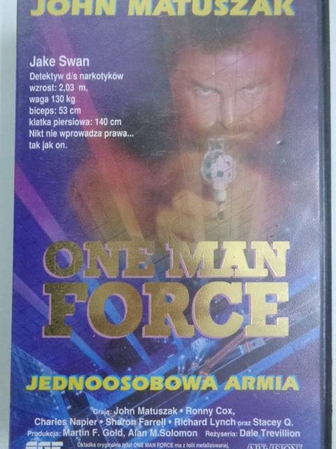 One Man force. Jednoosobowa armia VHS - 14569543869 - oficjalne ...