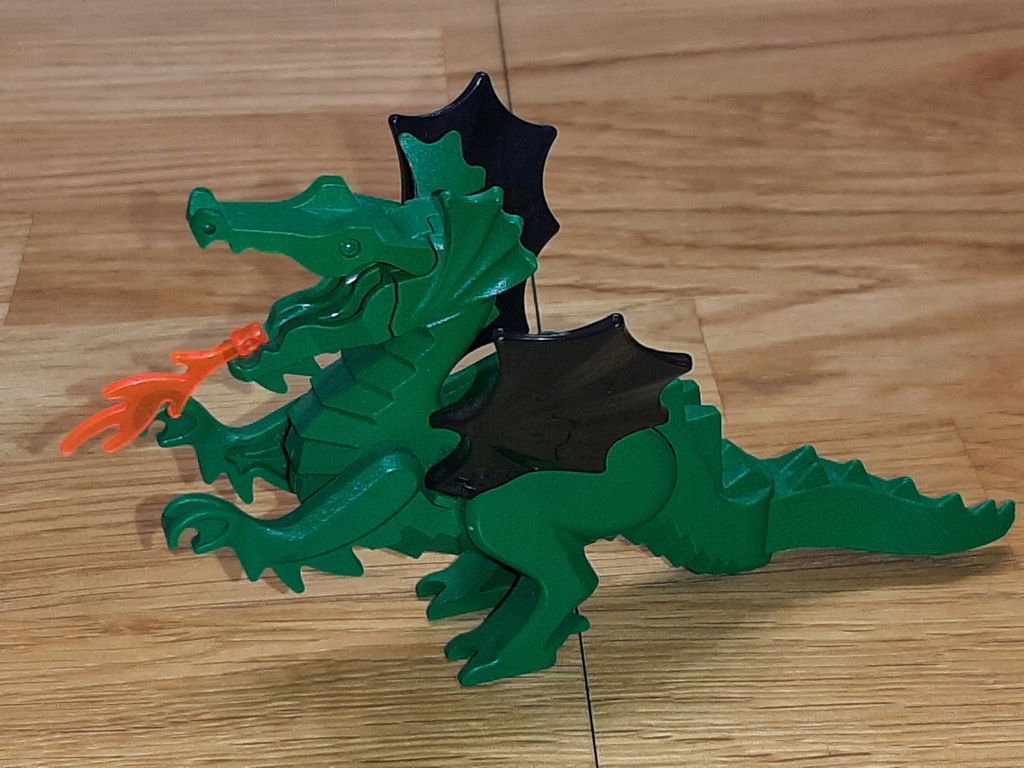 Lego SMOK ZIELONY 6129c03 CASTLE. SET 6087 6082(G) - 13042500351 ...