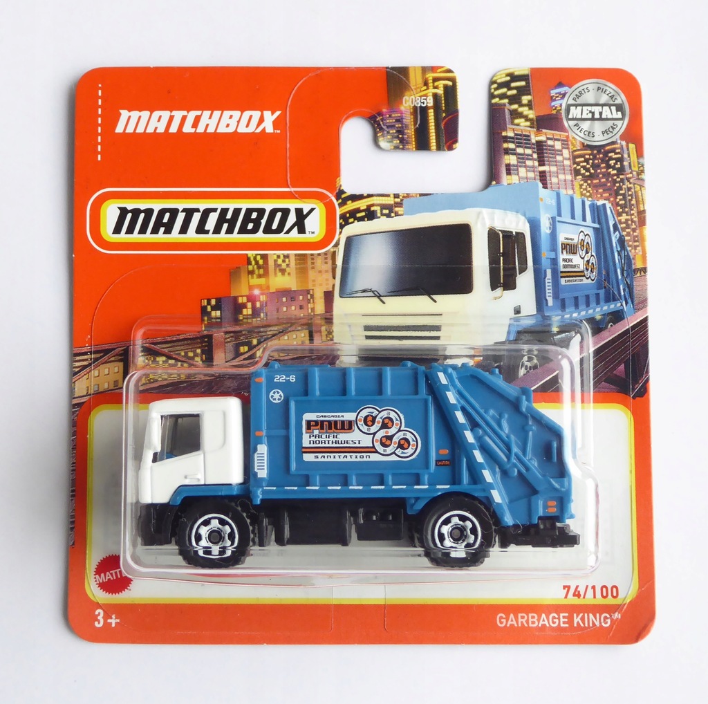 MATTEL MATCHBOX - Garbage King Śmieciarka - 12706925906 - oficjalne ...