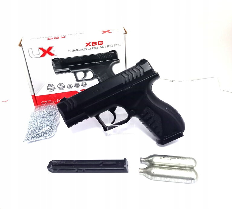 WIATRÓWKA PISTOLET CO2 UMAREX XBG 4,5MM BB - 10643278338 - oficjalne archiwum Allegro