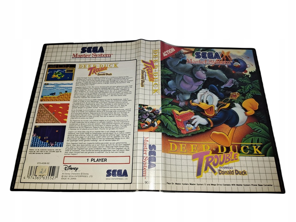 Deep Duck Trouble Starring Donald / Master System - 12436640027 ...