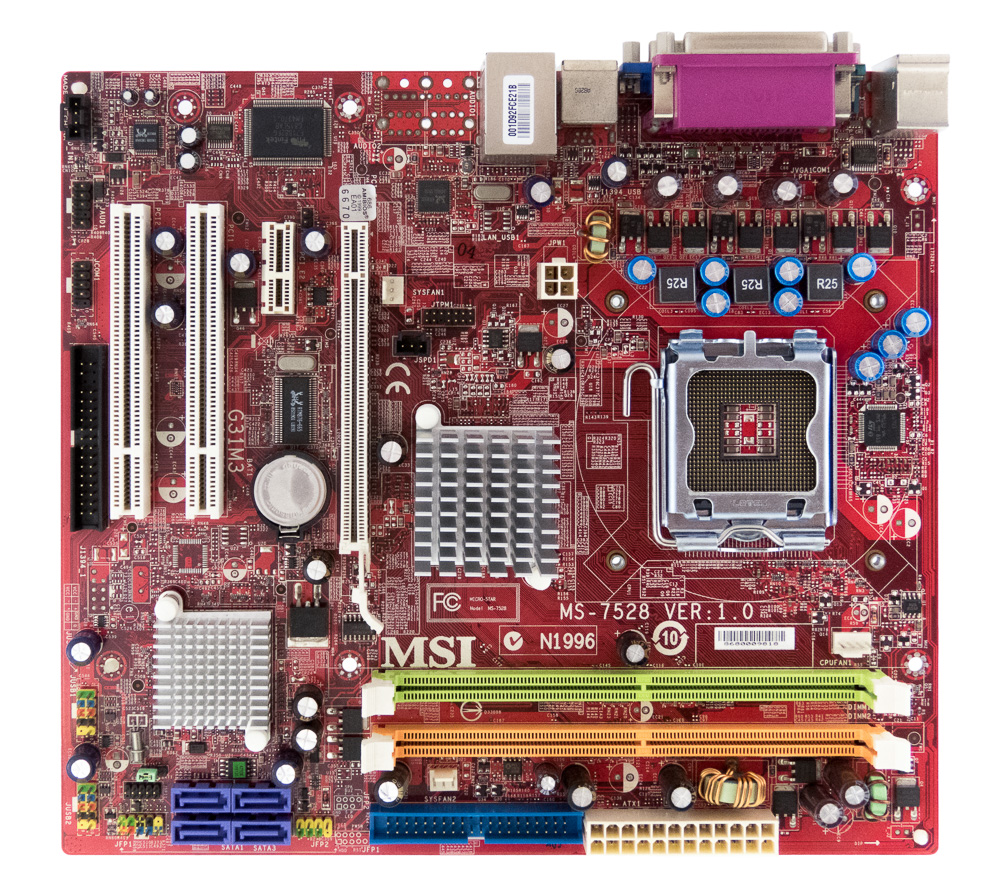 PŁYTA MSI MS-7528 G31M3 LGA775 G31 DDR2 VGA PCIe - 7173497206 ...