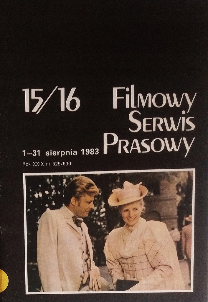 Filmowy Serwis Prasowy Nr. 15/16 (529/530) / 1983 SPK - 14558807751 - oficjalne archiwum Allegro