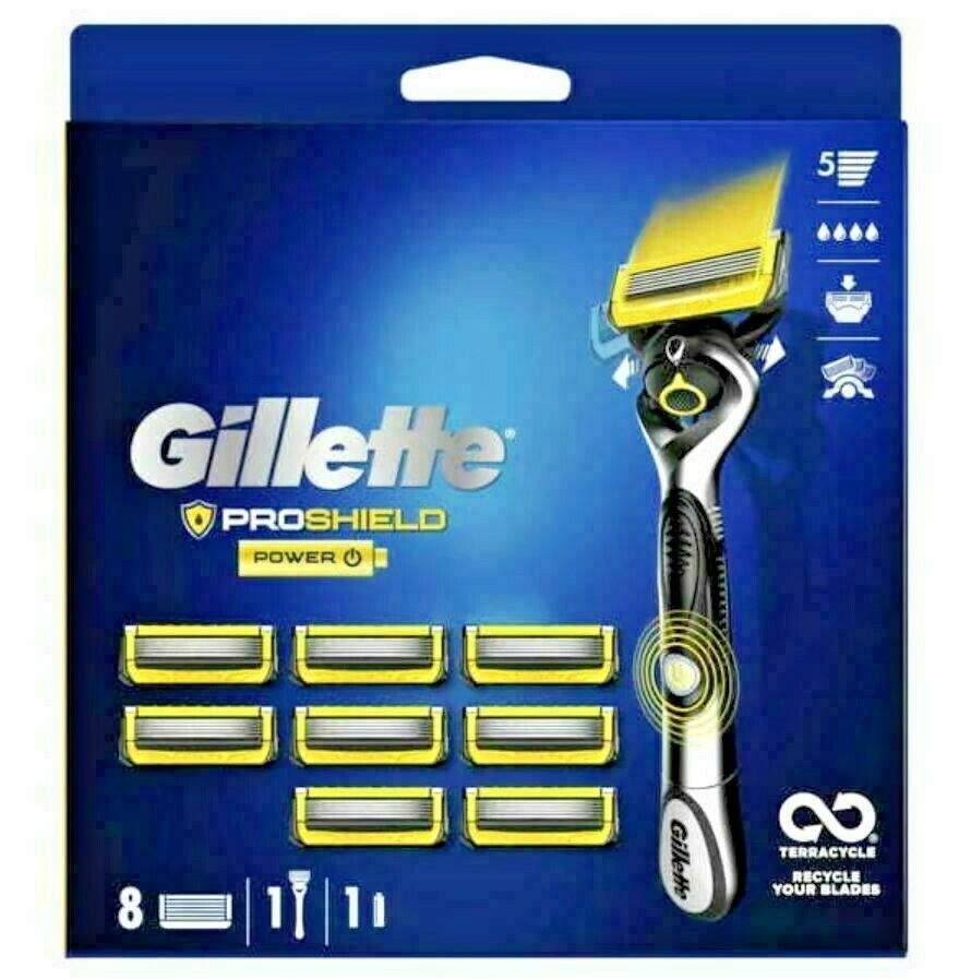 Gillette Fusion Proshield Power Flexball 9szt UK - 14018340603 ...