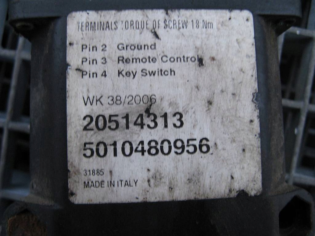 RENAULT PREMIUM MAGNUM DXI HEBEL WYŁĄCZNIK PRĄDU - 7787558797 ...