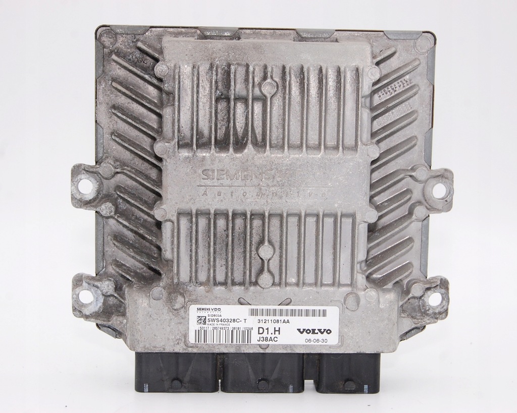 STEROWNIK SILNIKA VOLVO V50 S40 II C30 2,0D D1.H 31211081AA SID803A J38AC - 14367607078 ...