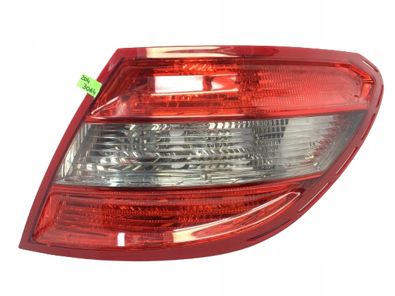 MERCEDES C KLASA W204 LAMPA TYŁ SEDAN PRAWY TYLNA PRAWA A2048203064 ...