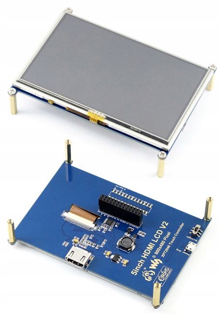 Купить LCD Raspberry Pi TFT 5-дюймовый сенсорный экран HDMI RPI: отзывы, фото и характеристики ...