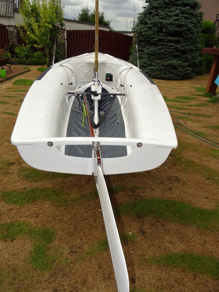 żaglówka 470 z przyczepa drogowa i slipowa 100% OK - 8401287937 ...