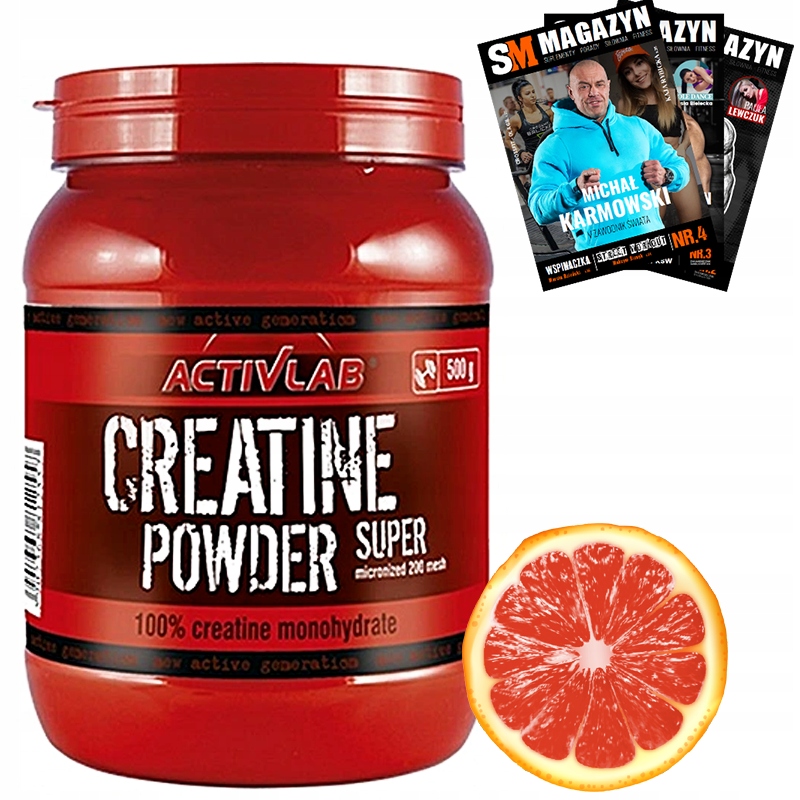 ACTIVLAB CREATINE POWDER 500 g KREATYNA MONOHYDRAT - 6581142598 - oficjalne archiwum Allegro