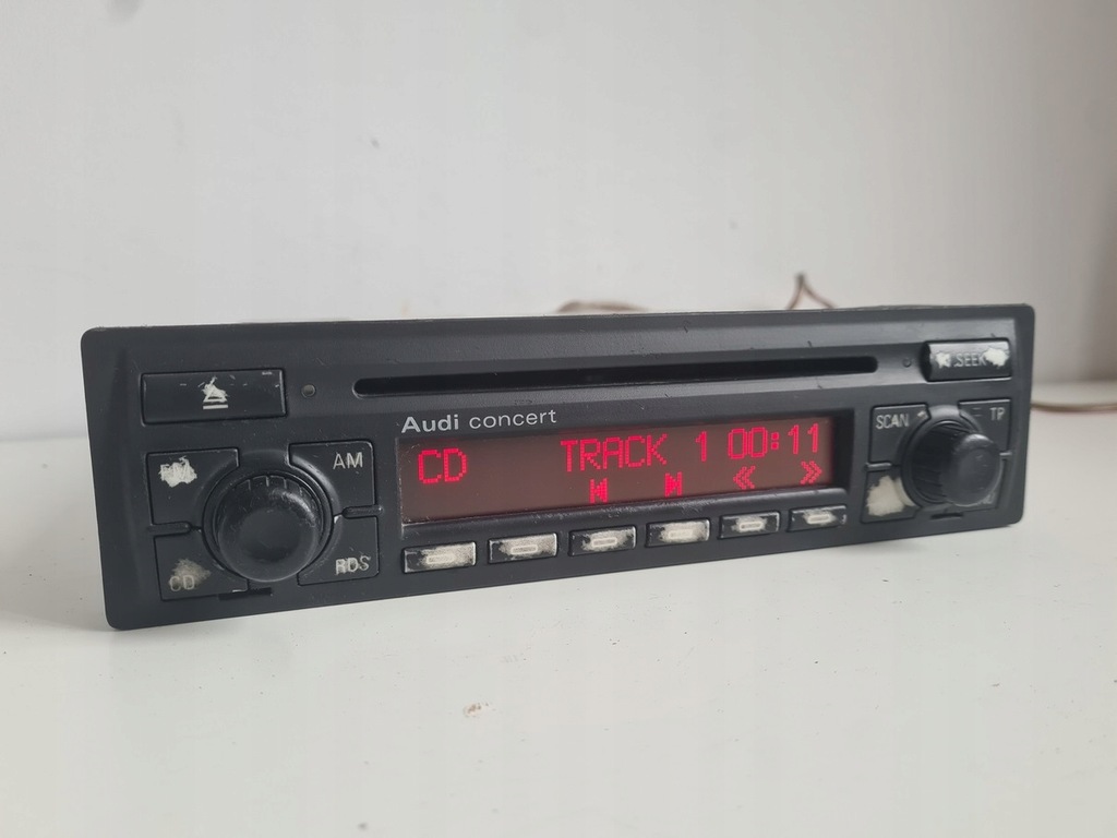 Radio Audi Concert a6 c5 lift tt a2 a8 a4 b5 cd + KOD 22cm chowane galki - 15794604482 ...