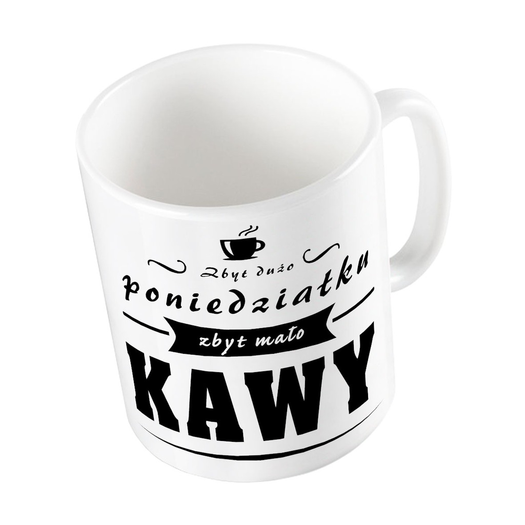 KUBEK KUBKI Tekst TWOJA Dedykacja na PREZENT 330ml - 6755176216 - oficjalne archiwum Allegro