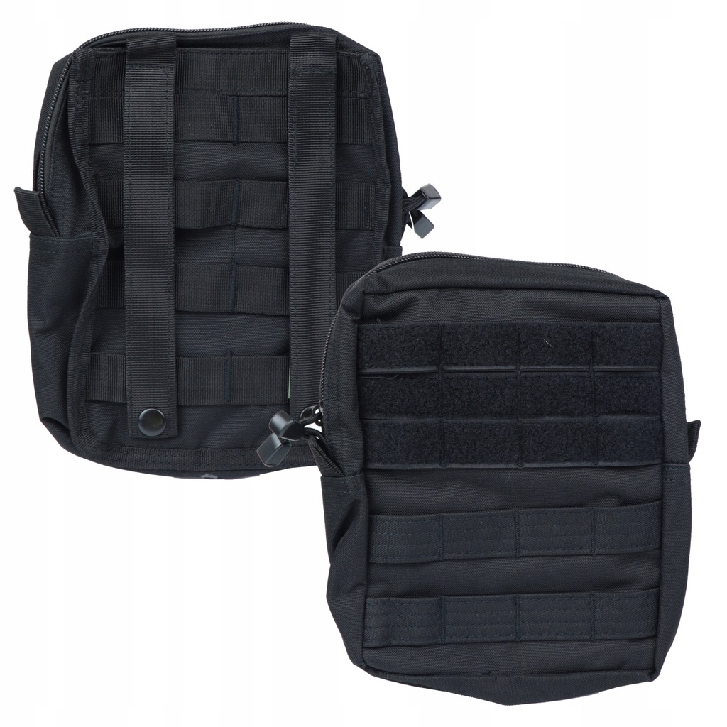 DUŻA kieszeń modularna PVC Molle CZARNA Mil-Tec - 12681311926 ...