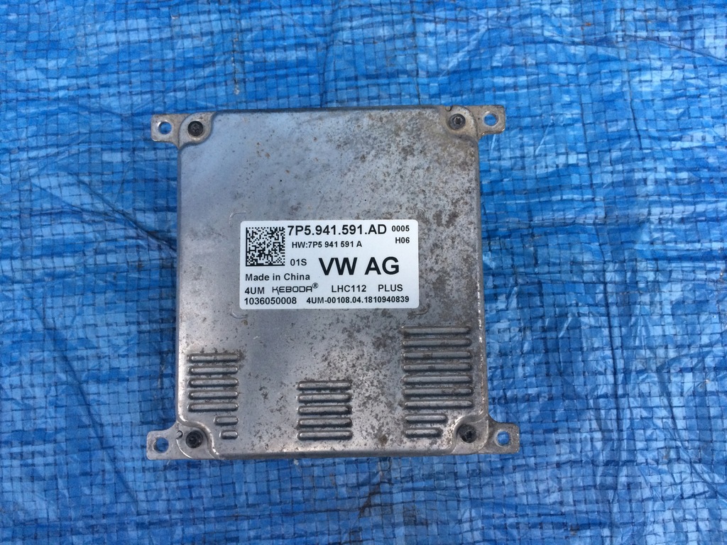AUDI VW SKODA PRZETWORNICA MODUŁ LED 7P5941591AD - 13239532384 ...