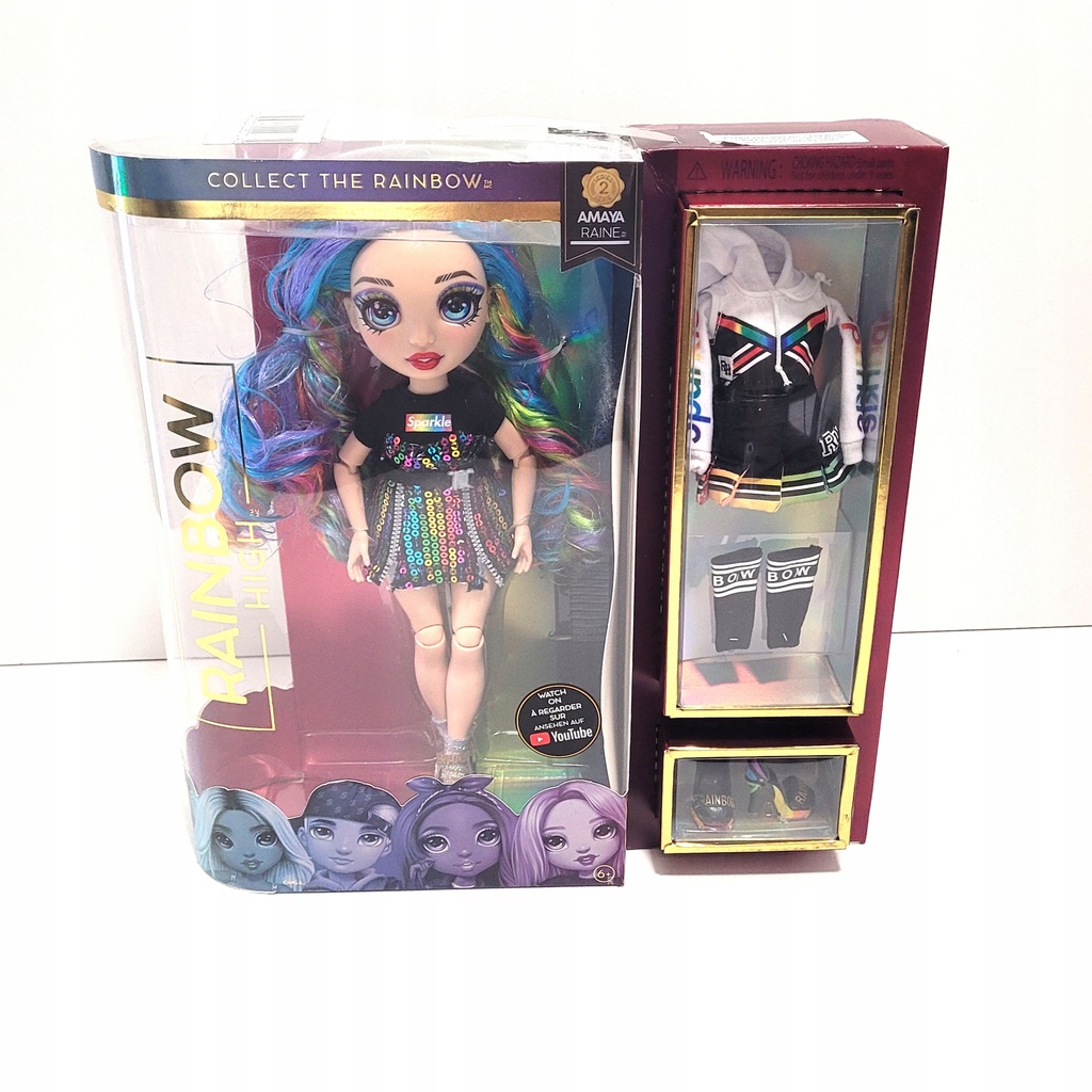 Lalka Rainbow high Amaya Raine - 12150869345 - oficjalne archiwum Allegro