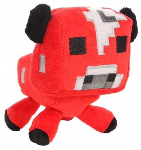 MINECRAFT GRZYBOWA KROWA PLUSZAK MASKOTKA FIGURKA - 11703064384 ...