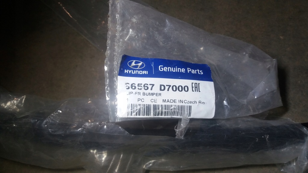 Hyundai tucson listwa zderzaka przód 86567D7000 - 7643621074 ...
