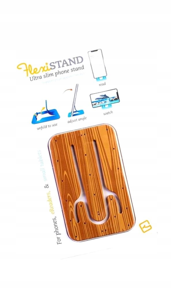 FLEXISTAND PODSTAWKA POD TELEFON - WOOD DREWNIANA - 12357984442 - oficjalne archiwum Allegro