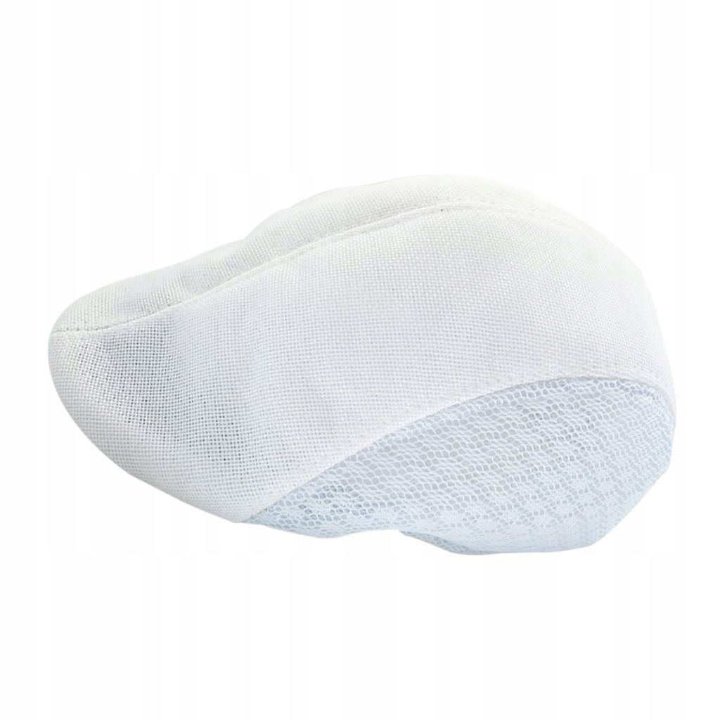 Adults Cap Breathable Mesh Splicing Flat Cap White - 13095089382 ...