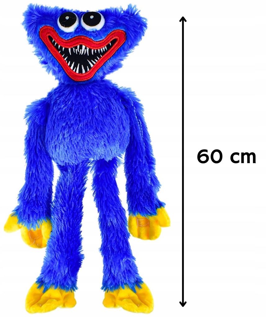 Huggy Wuggy 60cm Xxl DuŻy Poppy Playtime Niebieski 12974963748