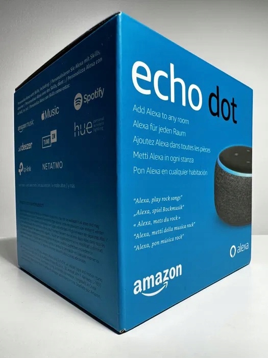Głośnik Amazon Echo Dot 3 Czarny Nowy Smart - 12997959923 - oficjalne archiwum Allegro