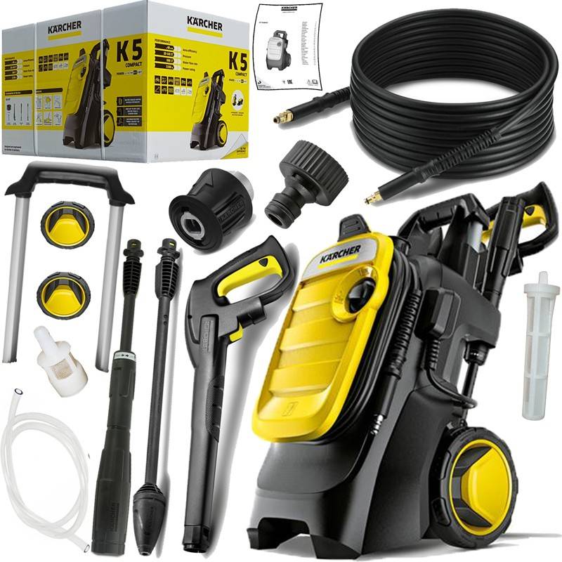 KARCHER K5 COMPACT MYJKA CIŚNIENIOWA 2100 W 145BAR - 11048098306 - oficjalne archiwum Allegro