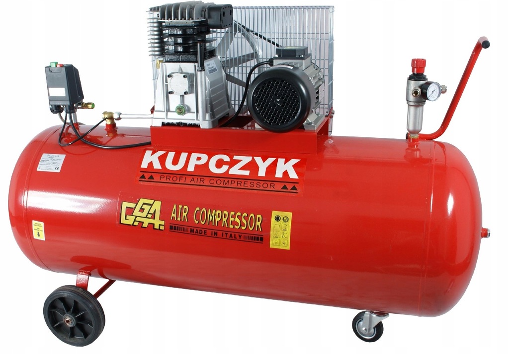 KOMPRESOR SPRĘŻARKA KUPCZYK GG600 270L 400V WŁOSKI - 8664534177 ...