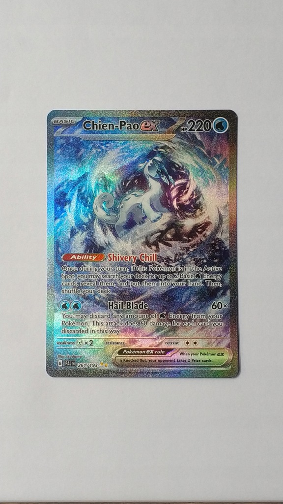 Chien-Pao ex - 261/193 - SIR - Paldea Evolved - 13923936107 - oficjalne ...