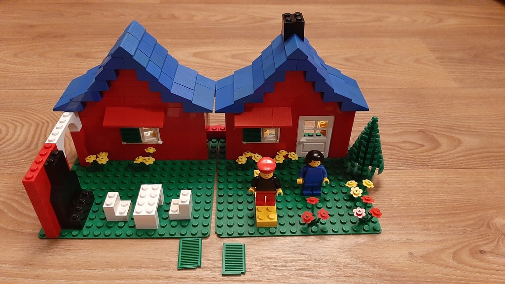 LEGO 560-1: Town House - MEGA UNIKAT DOMEK 1978r. - 17241407721 - oficjalne archiwum Allegro