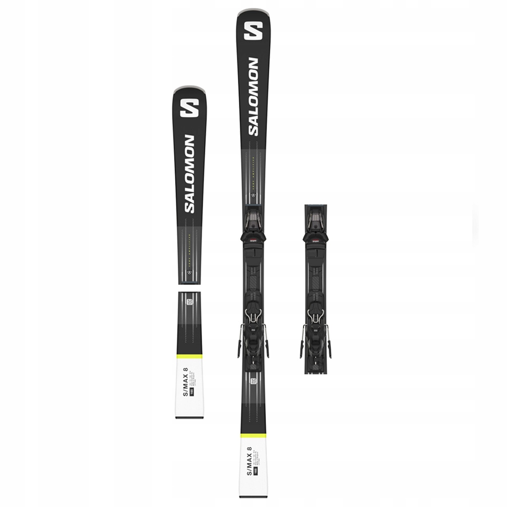 Narty SALOMON S/Max 8 + M 10 GW 2023 170 - 12820181112 - oficjalne archiwum Allegro