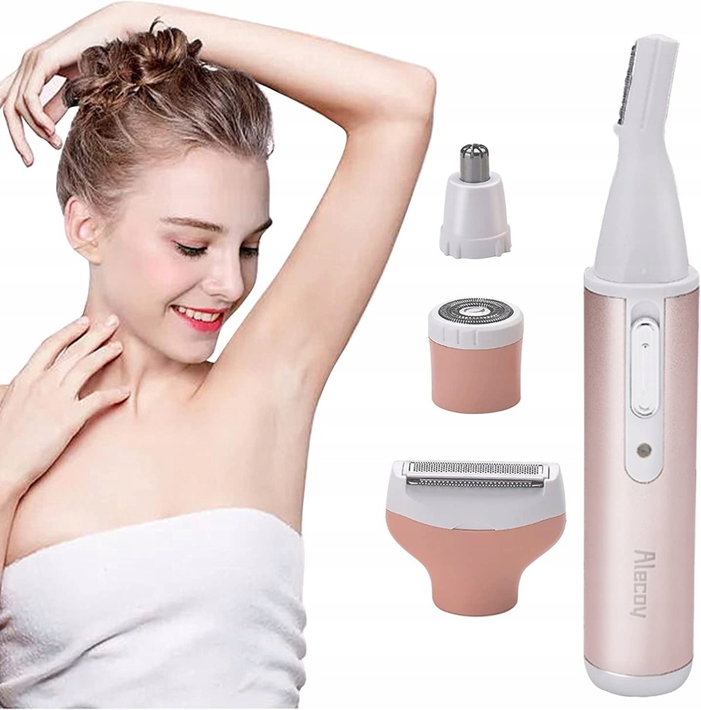 Elektryczna maszynka do golenia dla kobiet 4 w 1 w - 13101075069 - oficjalne archiwum Allegro