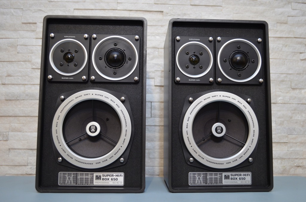 Grundig Super Hi Fi box 650 Professional -Oryginał - 14385853763 ...