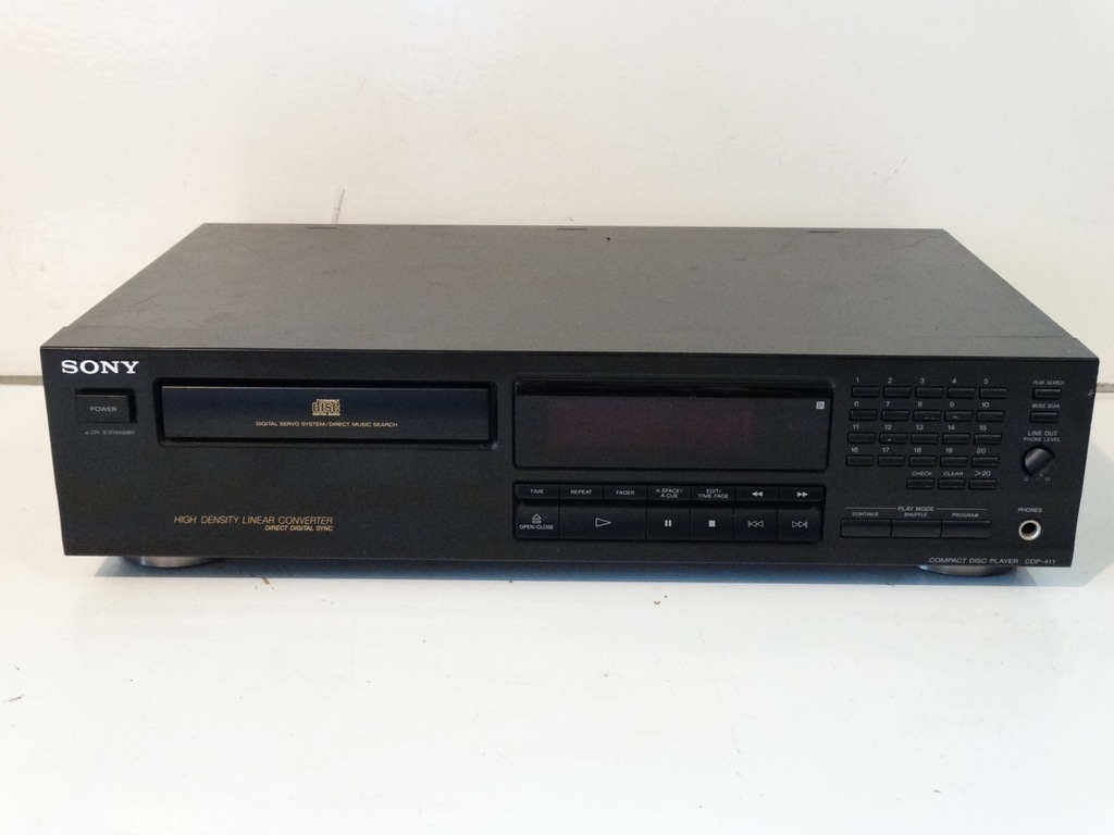 SONY CDP-411 - ODTWARZACZ CD - GWARANCJA - 12287852848 - oficjalne archiwum Allegro