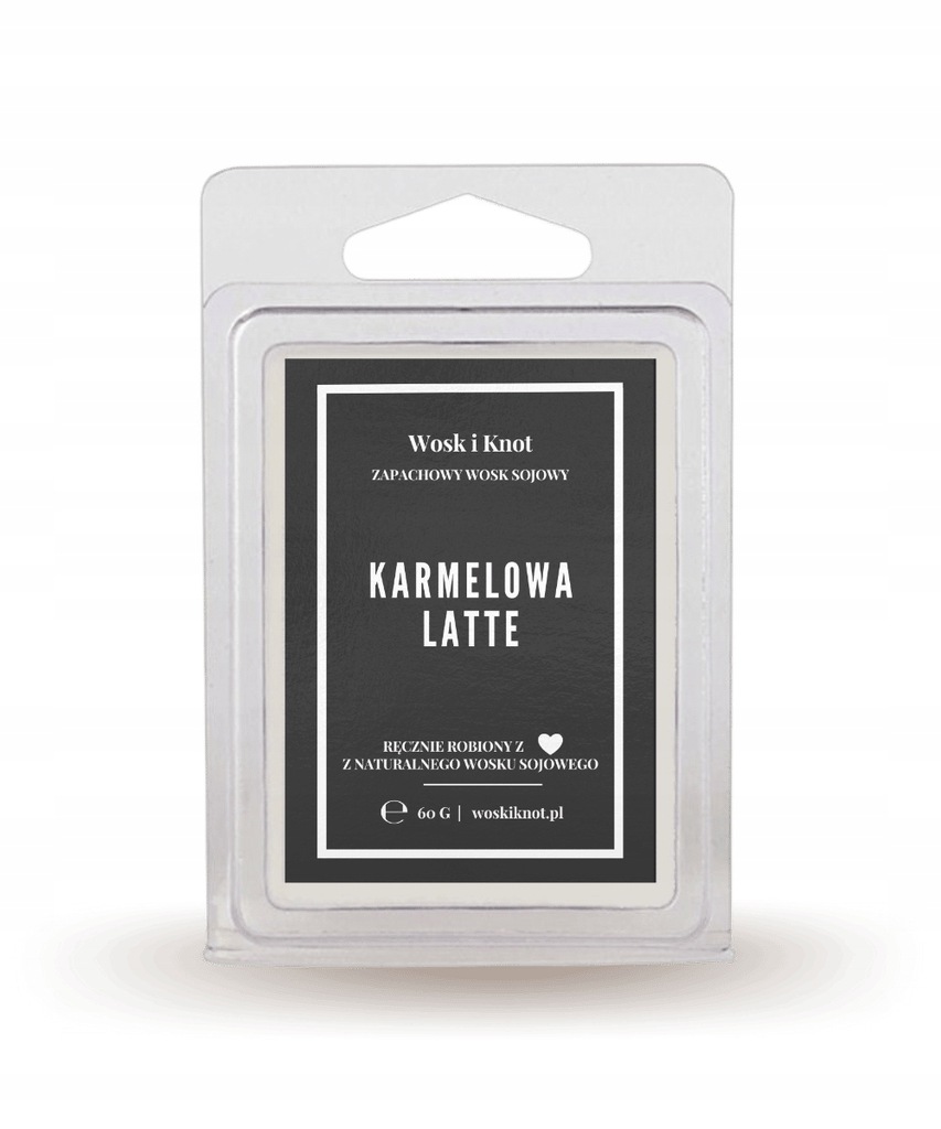 Wosk sojowy zapachowy do kominka KARMELOWA LATTE - 13390903388 - oficjalne archiwum Allegro