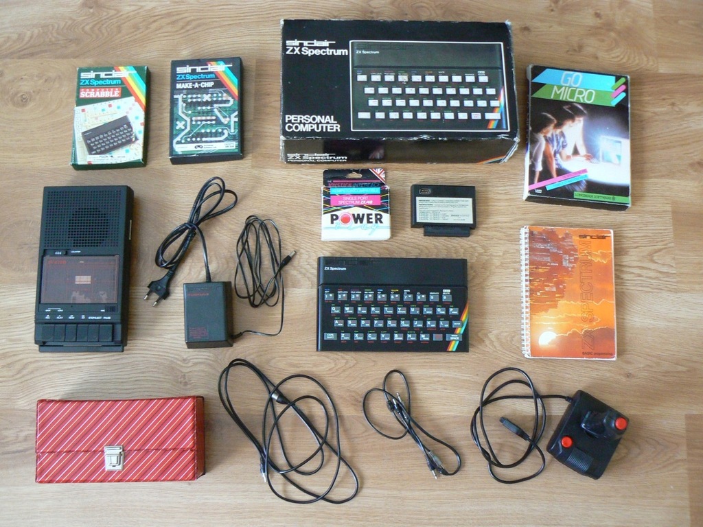 Sinclair ZX Spectrum 48K joystick magnetofon gry - 14150067746 ...