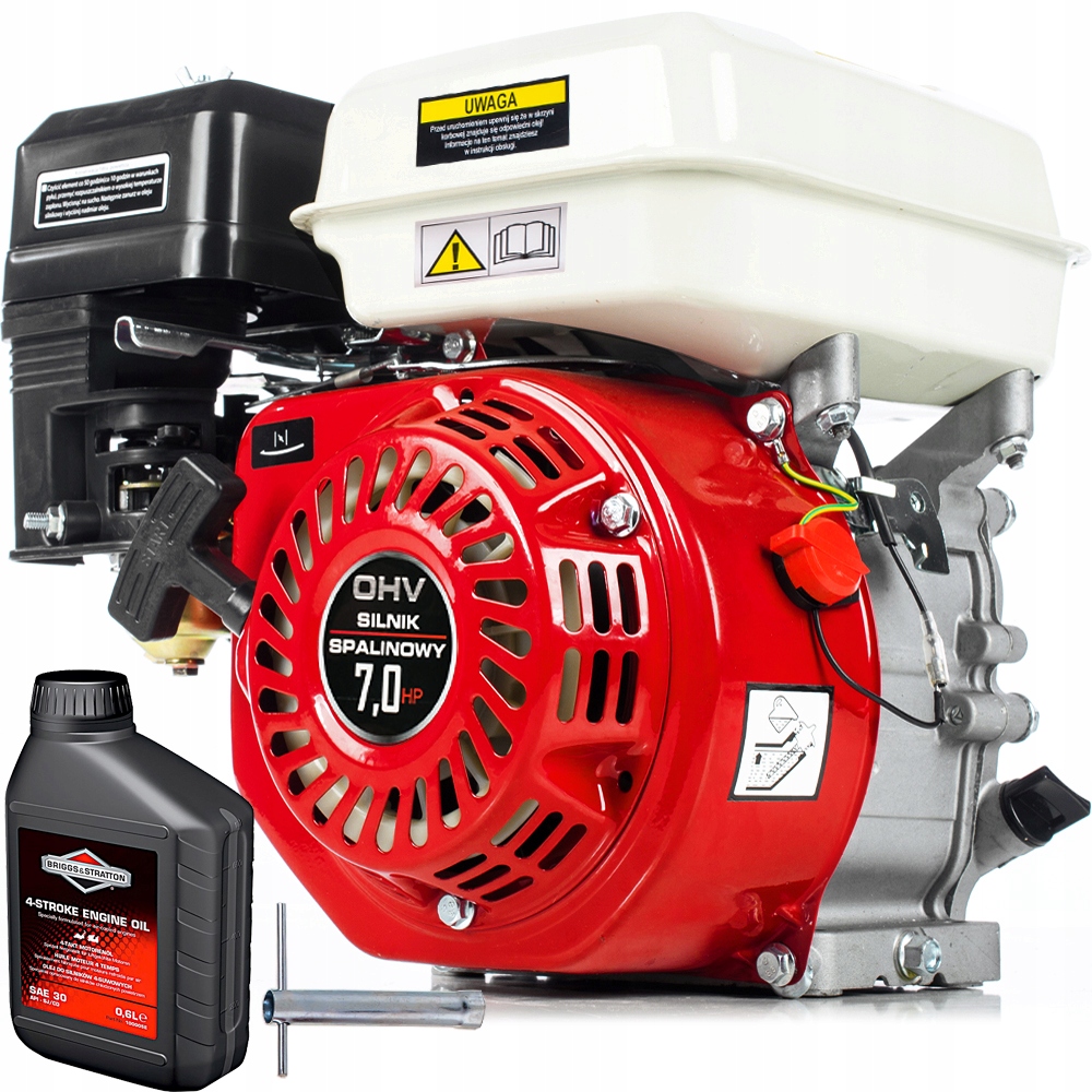 SILNIK SPALINOWY GX160 OHV 6,5KM 19MM +OLEJ BRIGGS - 6864224407 - oficjalne archiwum Allegro