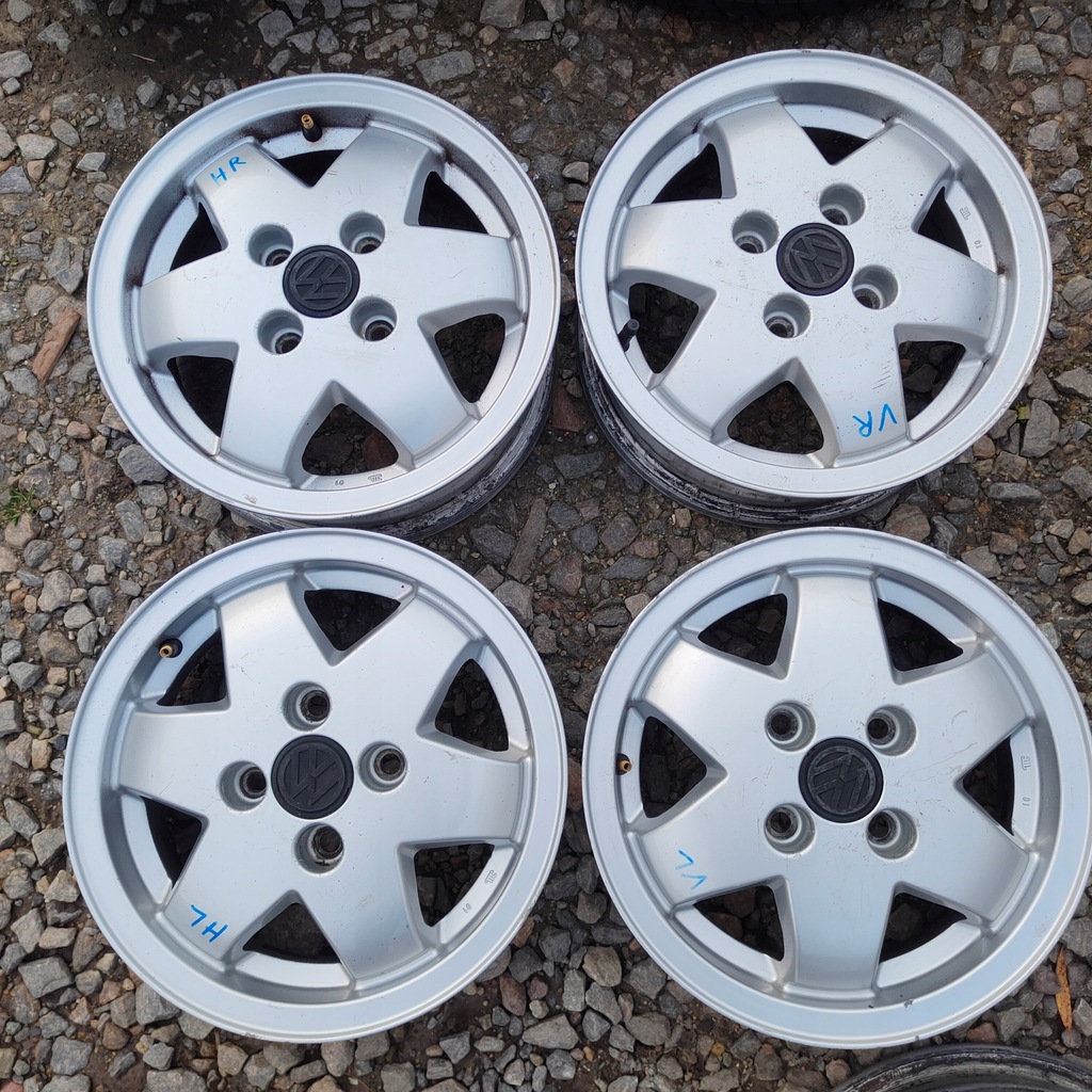 ALUSY VW BBS 13' 4x100 GOLF II POLO KLASYK RARYTAS - 14664438401 ...