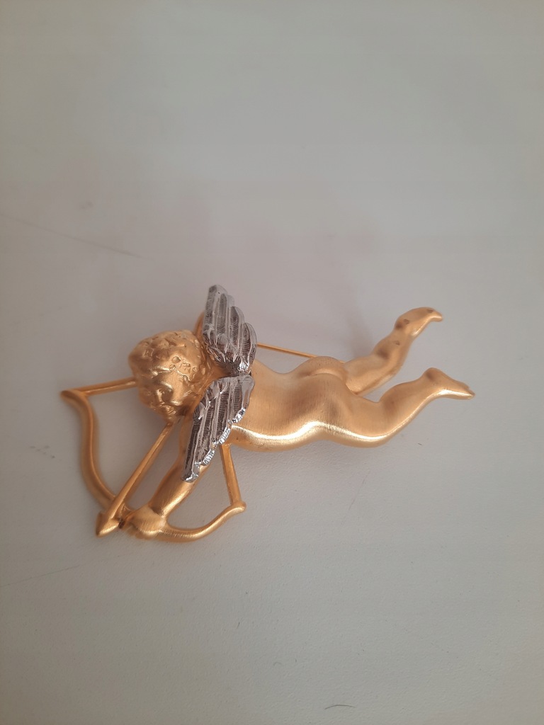 Broszka cudo kupidyn vintage ze szwecji - 13470345374 - oficjalne ...