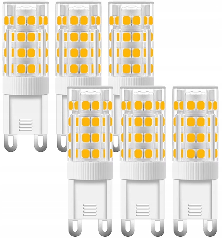 6x ŻARÓWKA LED G9 8W KAPSUŁKA MINI 50W 4000K BARWA NEUTRALNA SMD 230V 790LM - 17162786334 ...