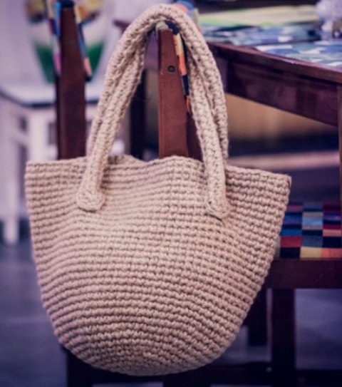 Torba z juty BASKET - 9267609932 - oficjalne archiwum Allegro