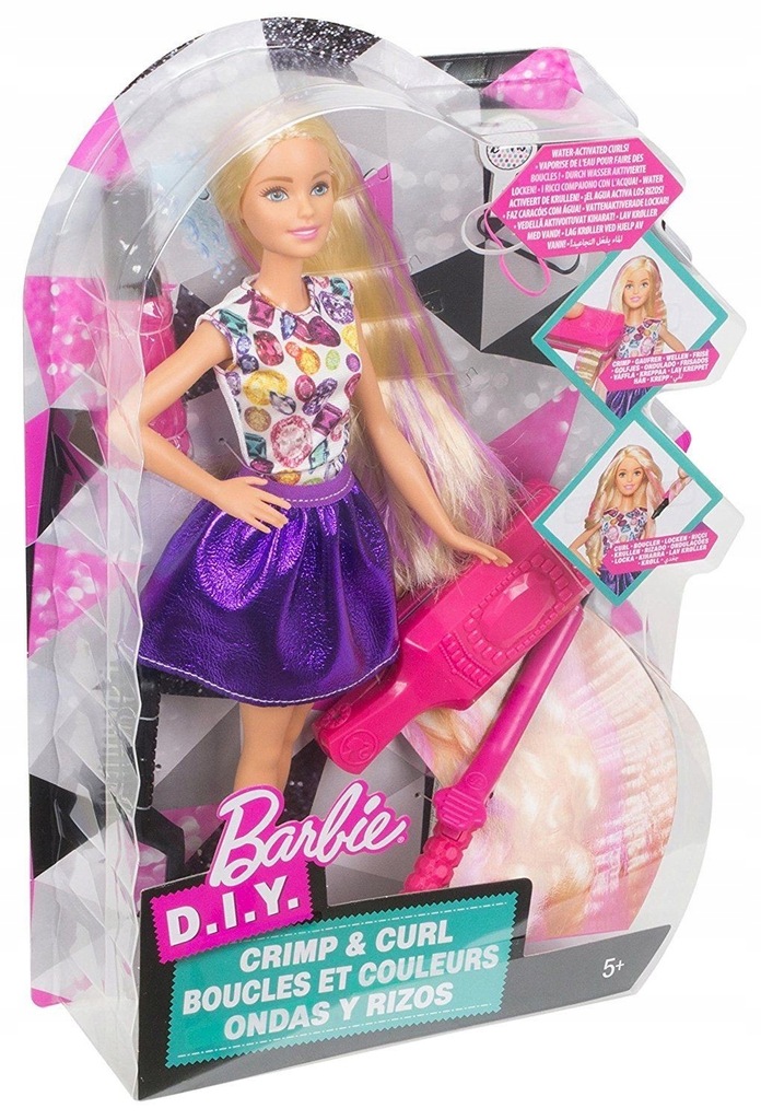 LALKA BARBIE FRYZJER FALE I LOKI KOKI ZRÓB TO SAMA - 8439323011 ...